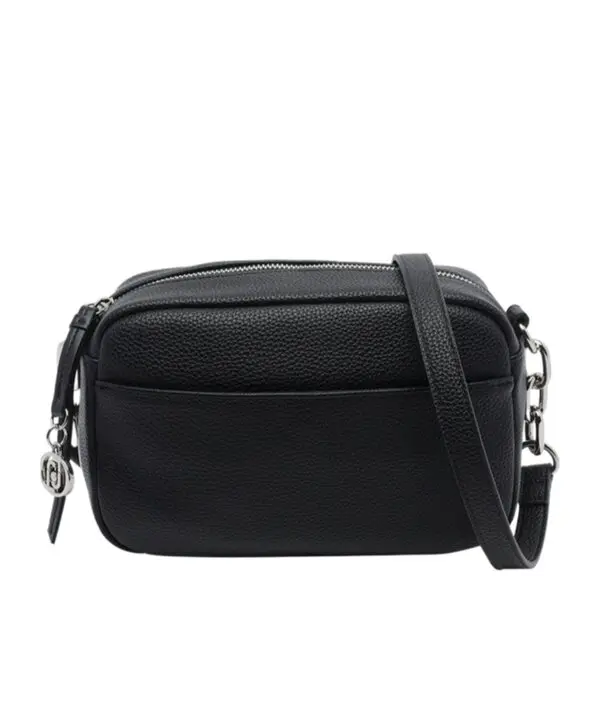 Liu Jo Zippered Shoulder Bag - Black