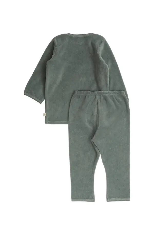 Bonpoint Two-piece Set: Crew Neck Top And Elastic Waist Pants