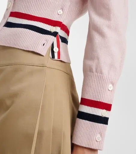 Thom Browne Cropped Cashmere Cardigan