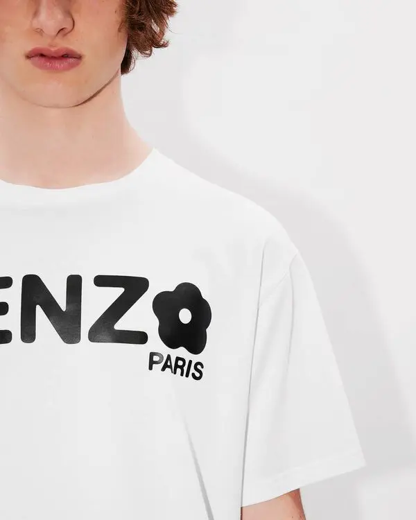 Kenzo Logo Printed Crewneck T-shirt
