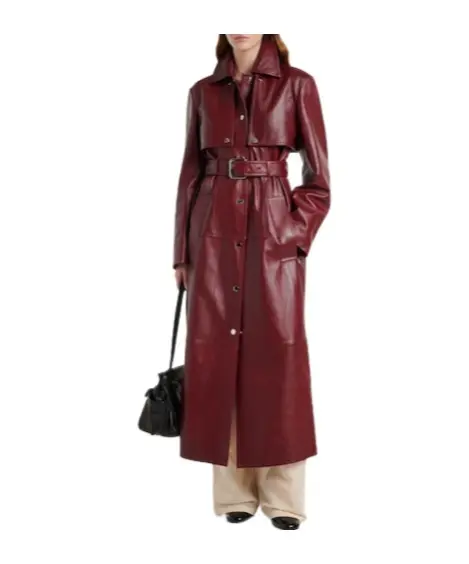 Sportmax Smooth Button Trench Coat
