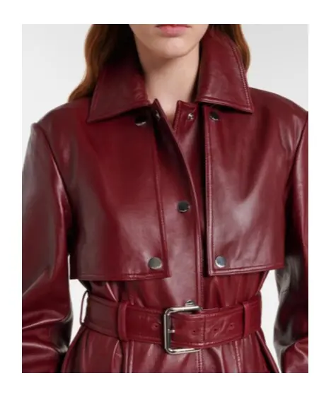 Sportmax Smooth Button Trench Coat