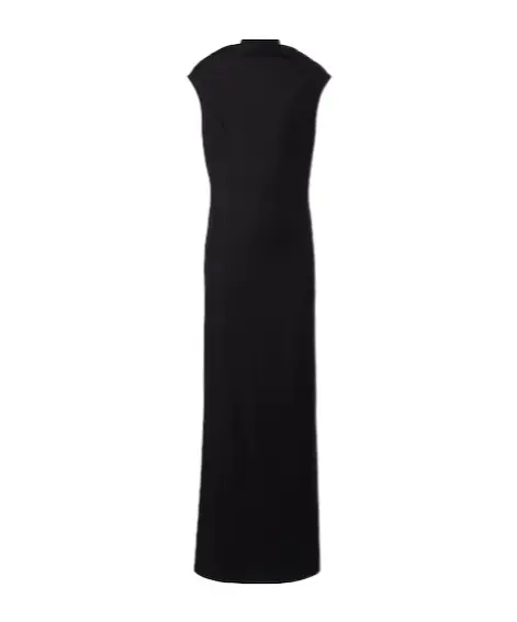 Brunello Cucinelli Monili Draped Wool-blend Gown