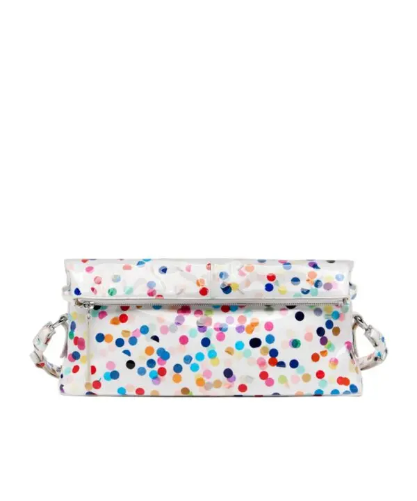 MAISON MARGIELA 5ac Confetti-print Pouch - White