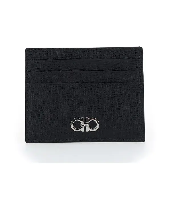 FERRAGAMO Card Holder - Black