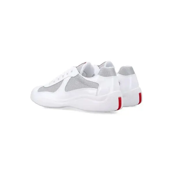 Prada America's Cup Sneakers - White/silver
