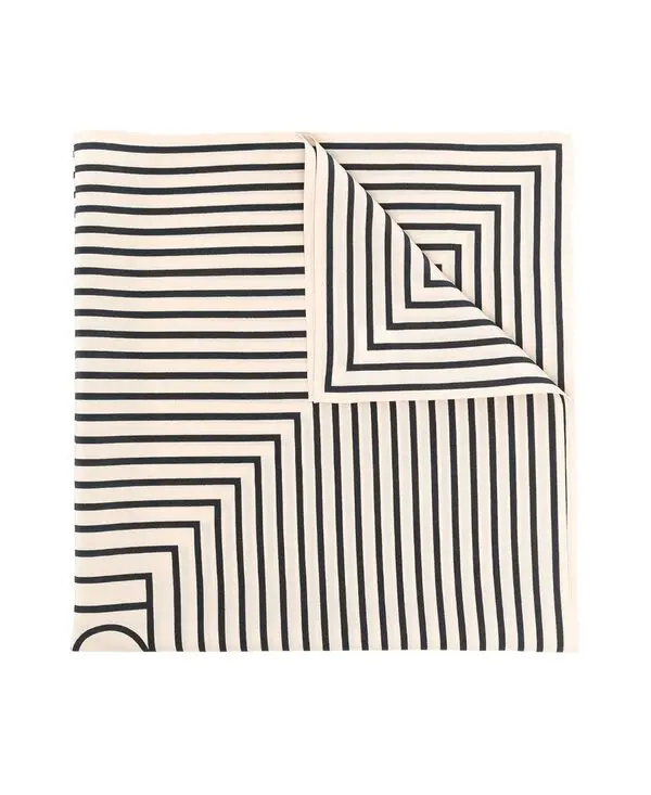 TOTEME Striped Square - White