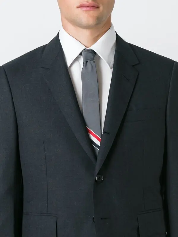 Thom Browne Rwb Stripe Tie