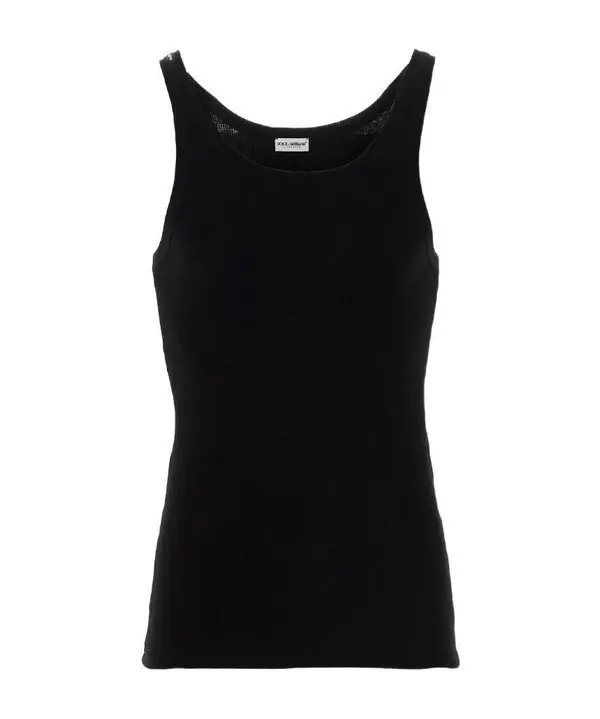 Dolce & Gabbana Dolce Gabbana Basic Tank Top - Black