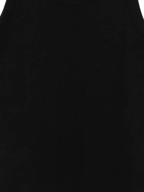 Dolce & Gabbana Ribbed Tank Top - Black