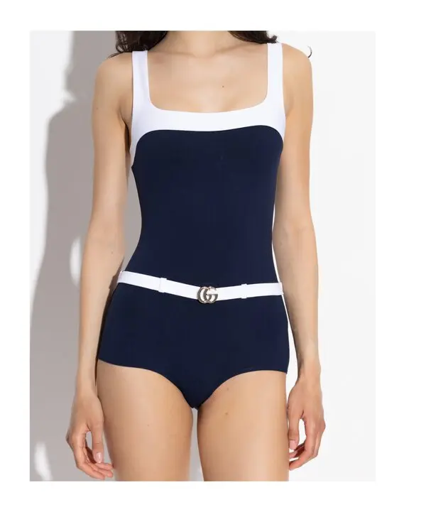 Gucci Gg Plaque One-piece Swimsuit