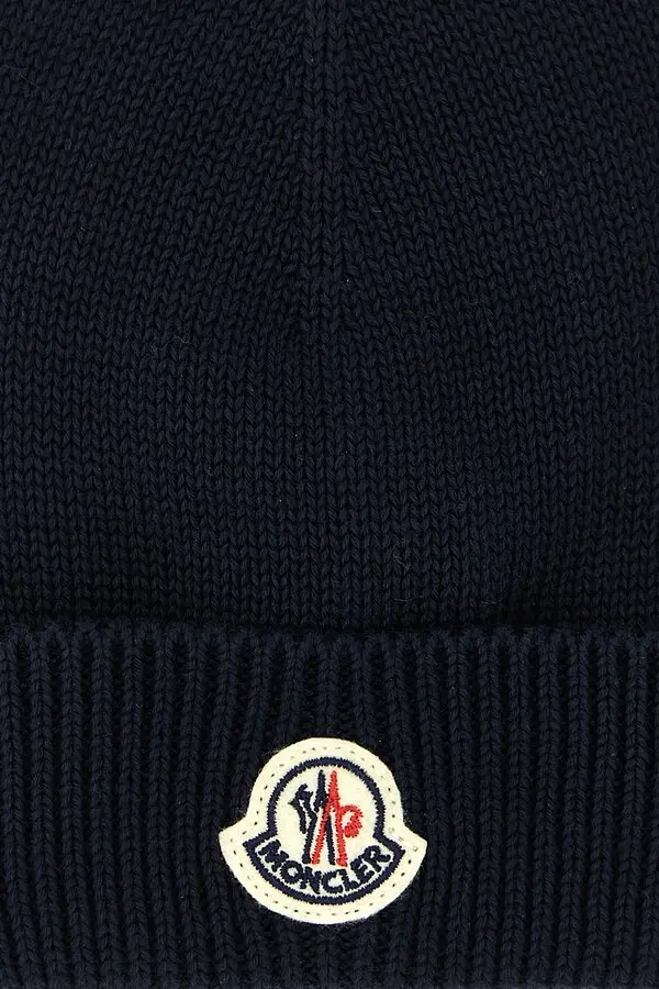 Moncler Logo Patch Beanie