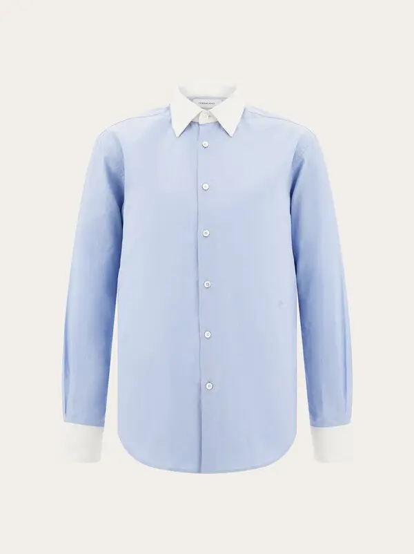 FERRAGAMO Oxford Shirt - Blue