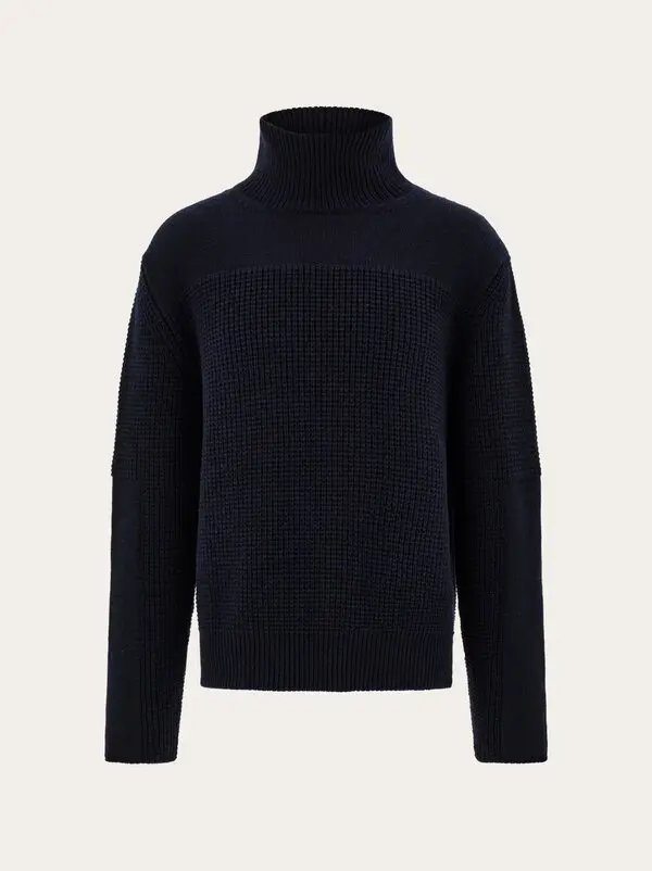 FERRAGAMO High Neck Knitted Sweater
