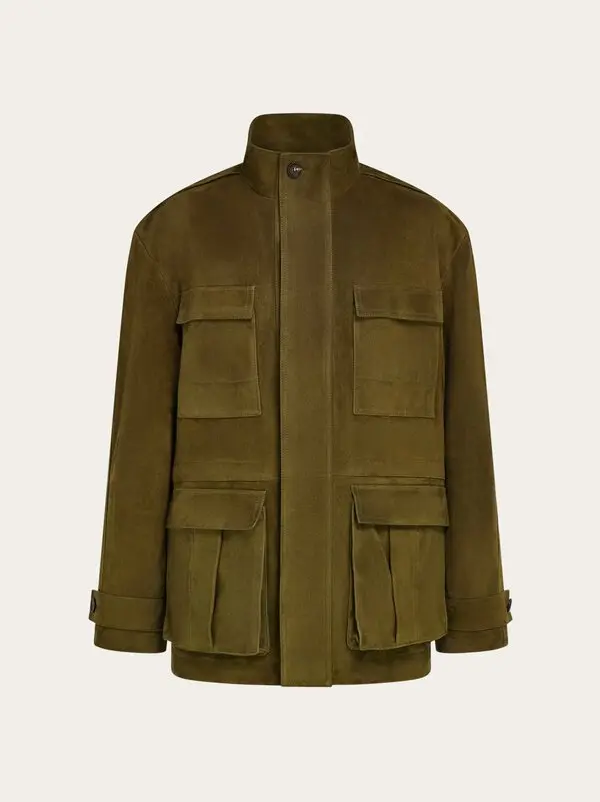 FERRAGAMO Suede Safari Jacket
