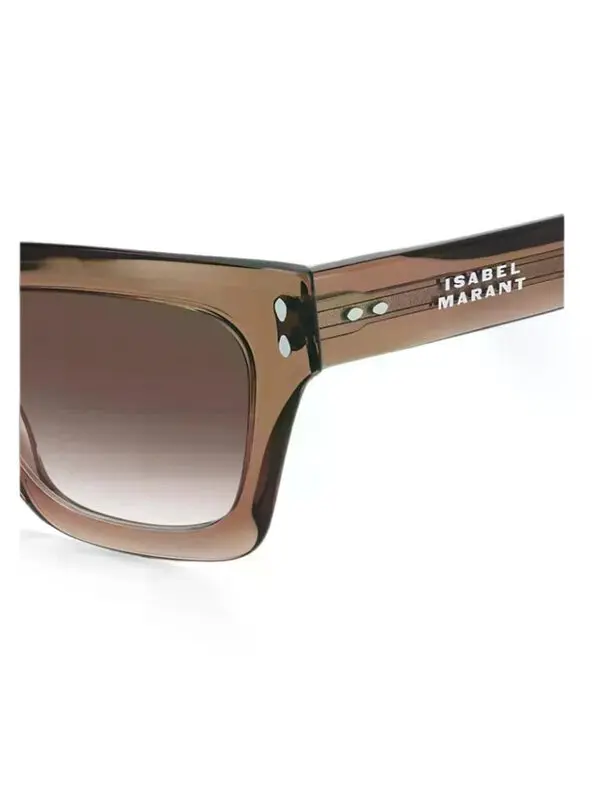Isabel Marant Square Frame Sunglasses - Brown