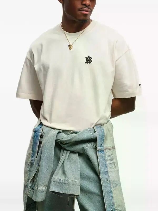 ABOUT:BLANK Classic Monogram-embroidered T-shirt