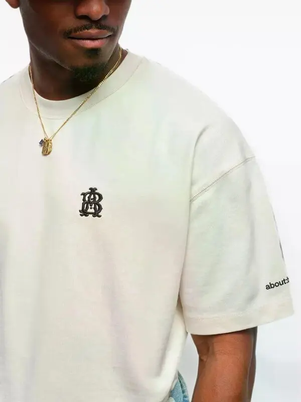 ABOUT:BLANK Classic Monogram-embroidered T-shirt