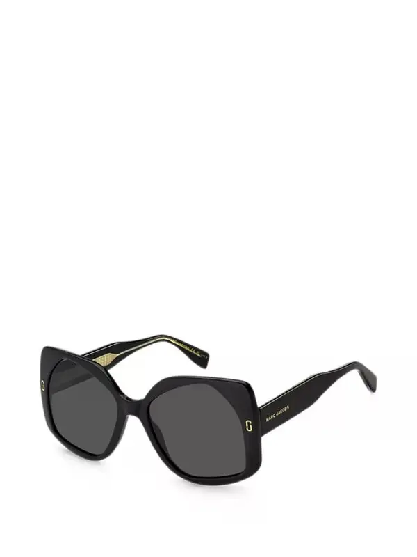 Marc Jacobs Geometric Frame Sunglasses - Black