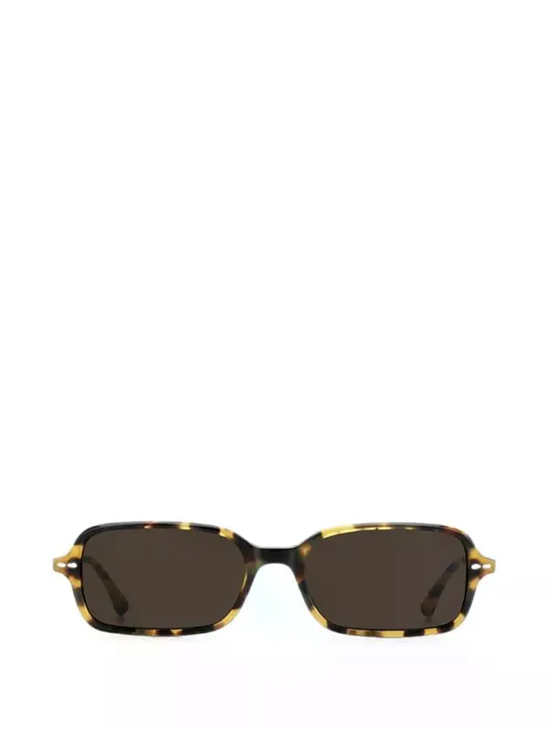 Isabel Marant Tortoiseshell Effect Rectangle Frame Sunglasses - Brown