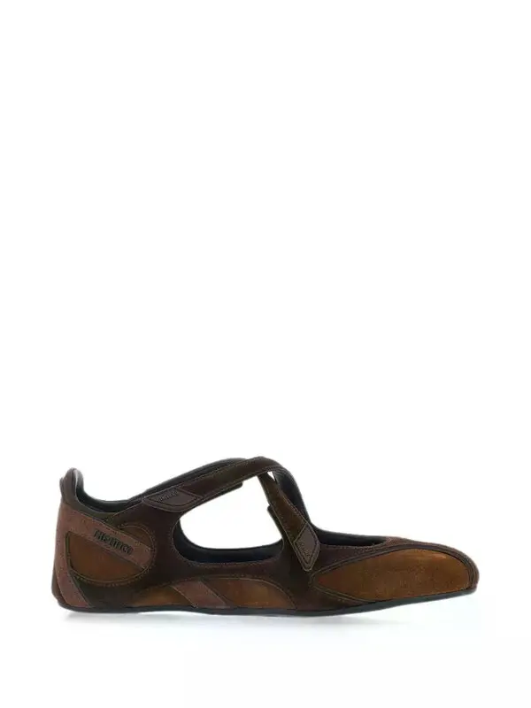 Attico Suede Ballet Flats - Brown