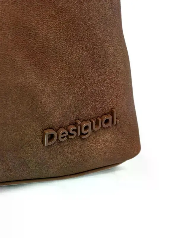 Desigual Embellished Butterfly Motif Zip Backpack
