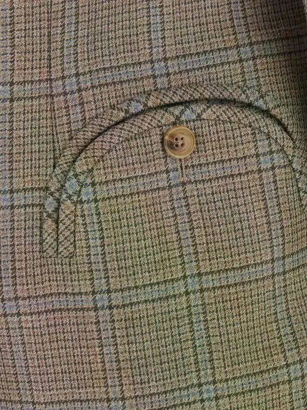 BLAZÉ MILANO Double-breasted Check Blazer - Neutrals