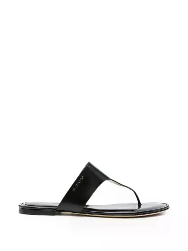 TOM FORD Lina Thong-strap Leather Flat Sandals