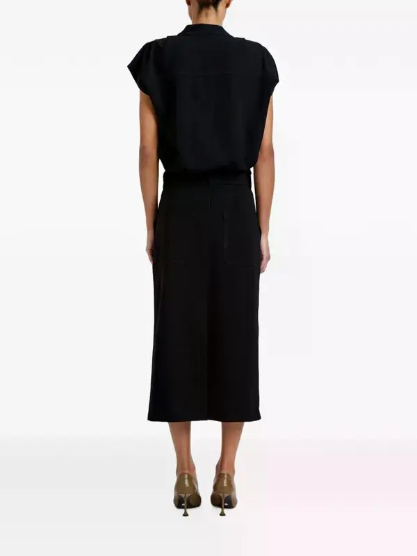 Proenza Schouler Ranli Matte Double Crepe Top
