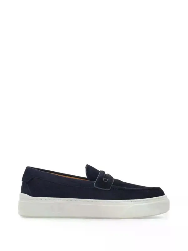 FERRAGAMO Hybrid Loafer Sneakers In Suede