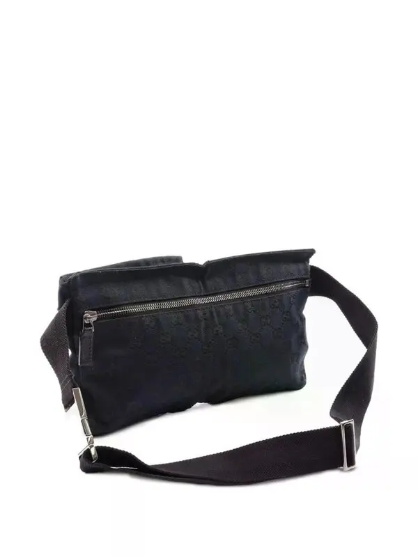 Gucci Gg Supreme Belt Bag - Black