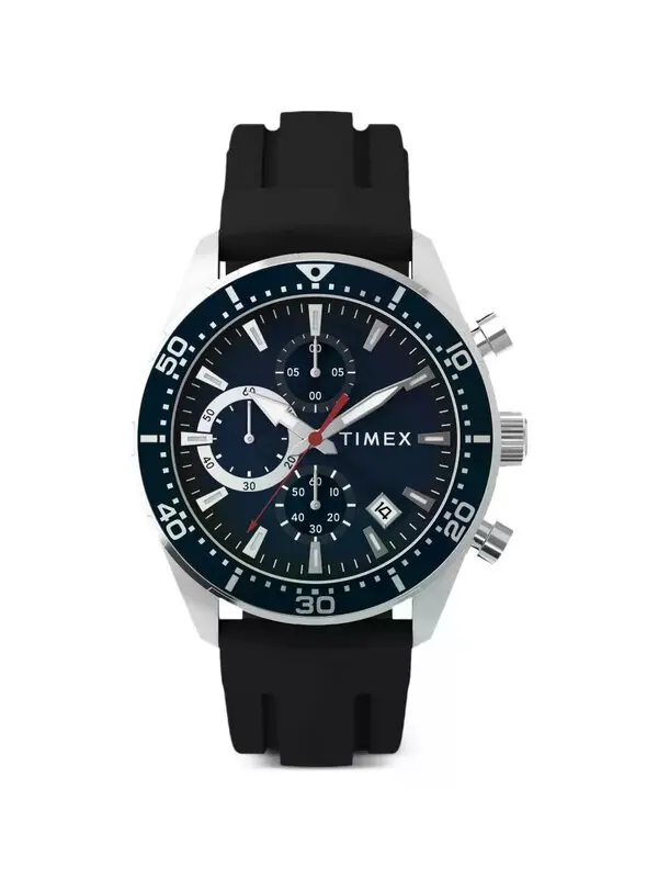 TIMEX Ridgefield Chronograph 42mm Watch - Blue