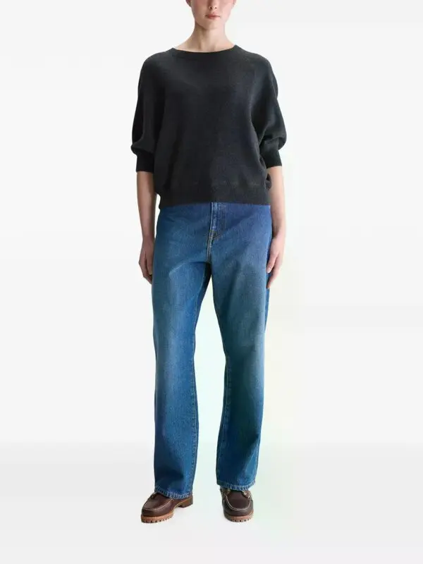 BELLEROSE Anglet Fine-knit Scoop-neck Sweater