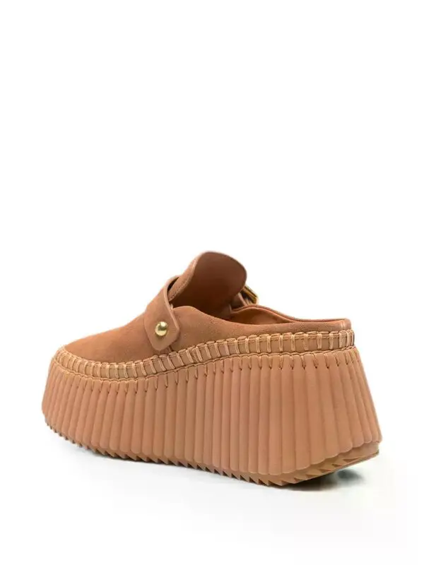 Chloé Nama Mules - Neutrals