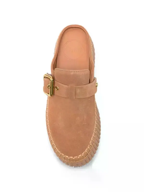 Chloé Nama Mules - Neutrals