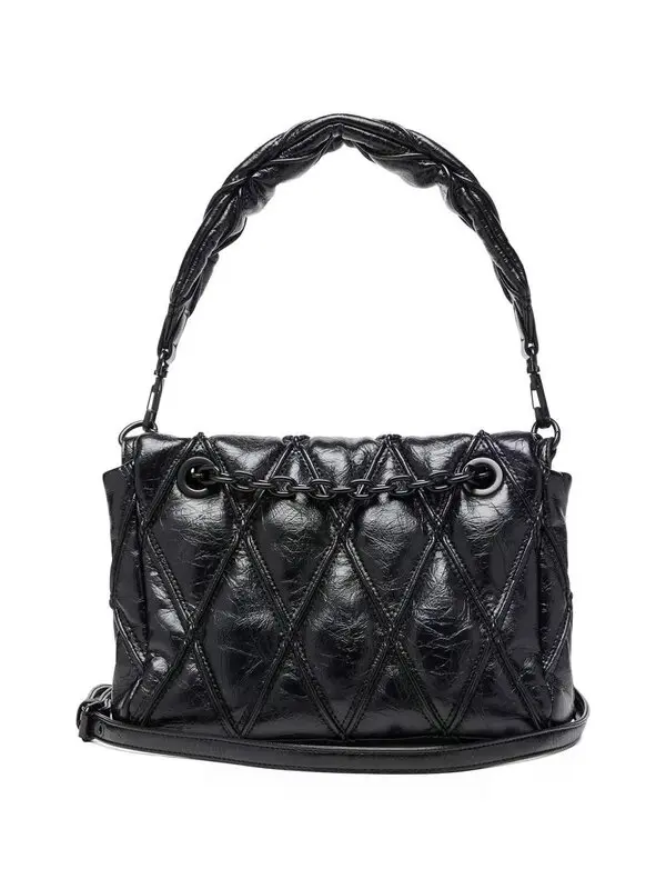 DIESEL® Charm-d Diamond-quilted Shoulder Bag