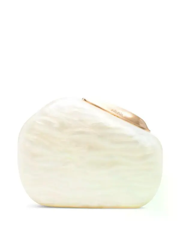 Cult Gaia Althea Chain-link Clutch Bag - Neutrals
