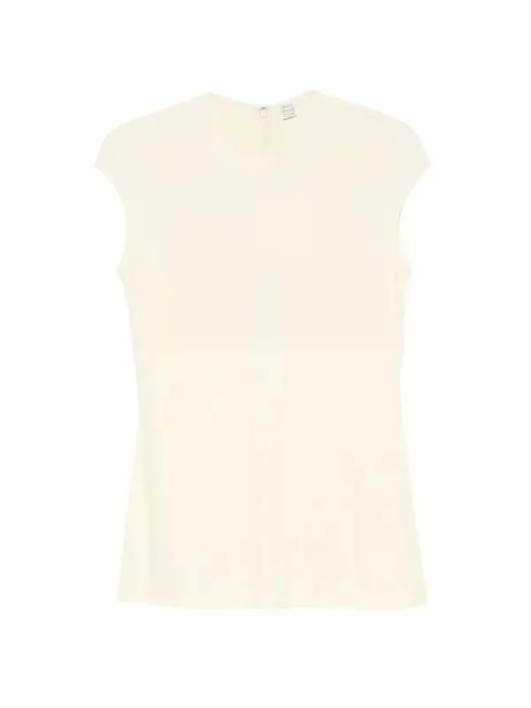 TOTEME Cap-sleeve Jersey Top