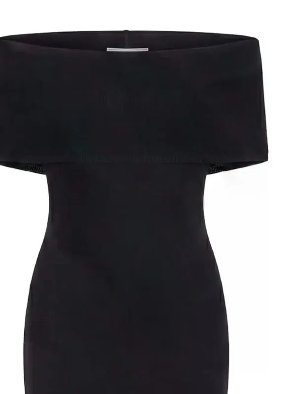 Monse Off-shoulder Asymmetric Knit Dress