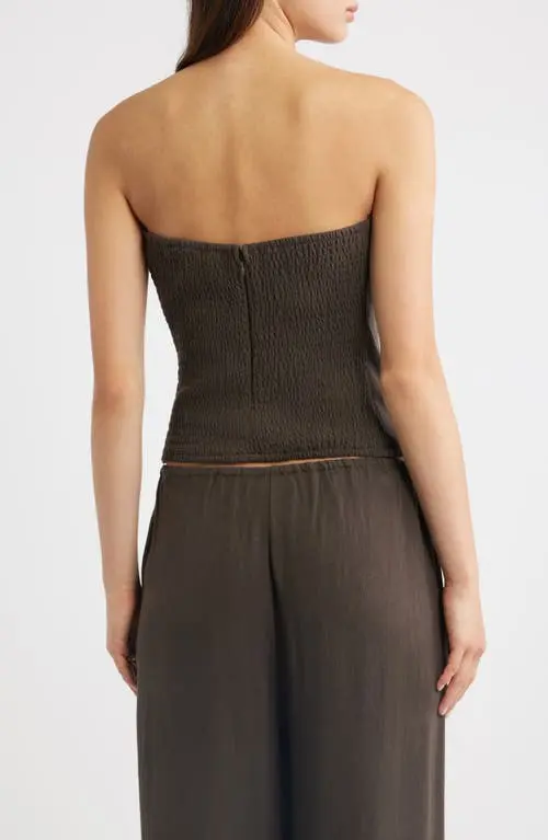 PACSUN Marissa Corset Top - Brown