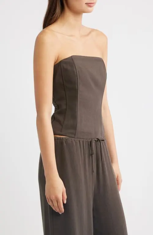 PACSUN Marissa Corset Top - Brown