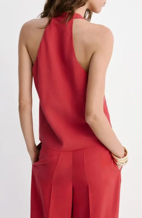 Mango Scoop Neck Sleeveless Top