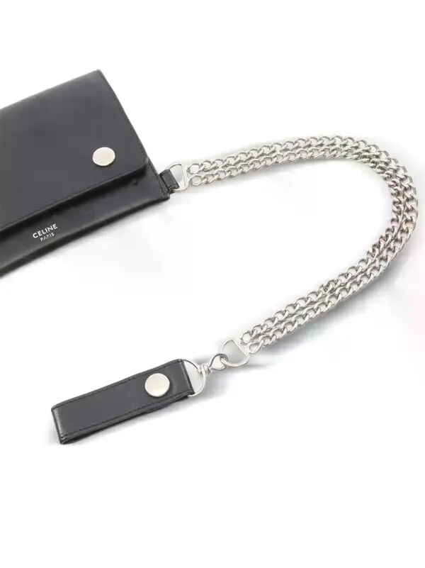 Celine 2000s Chain-strap Wallet