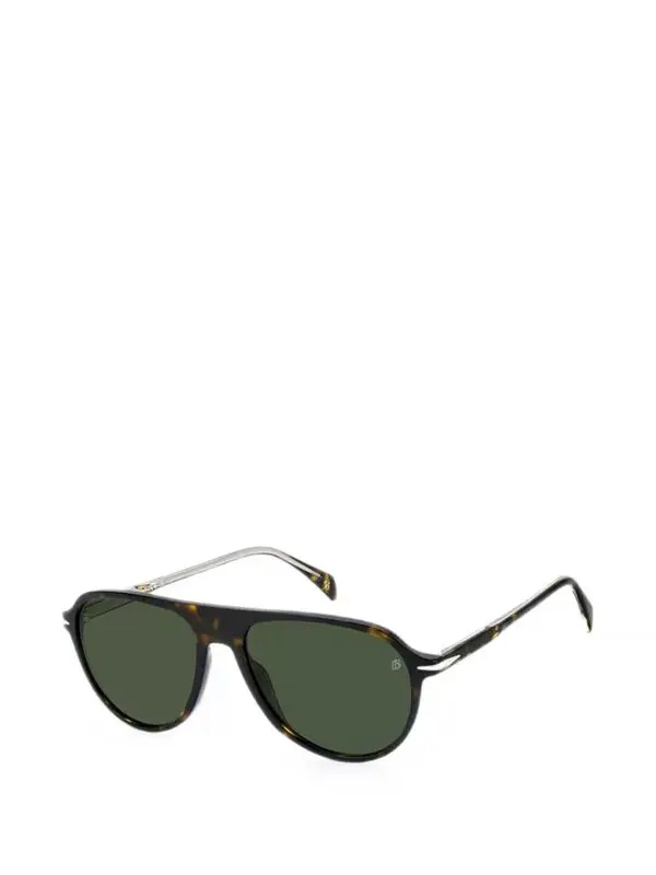 DB EYEWEAR BY DAVID BECKHAM Tortoiseshell-effect Pilot Sunglasses