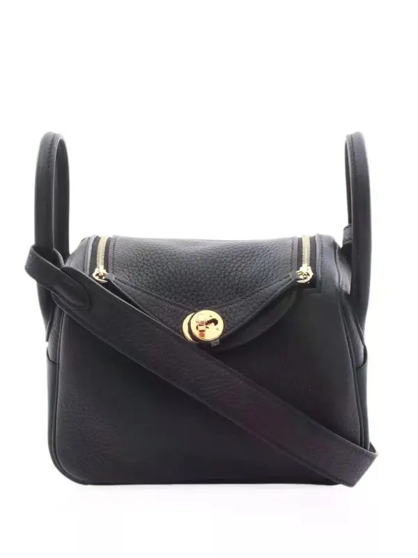 Hermès Mini Lindy Tote Bag - Black