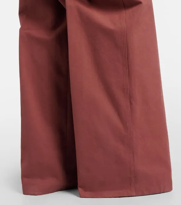 Chloé Cotton Canvas Wide-leg Pants