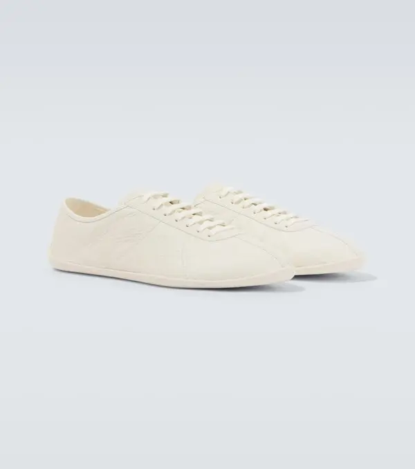 THE ROW Clement Lace-up Sneakers - White