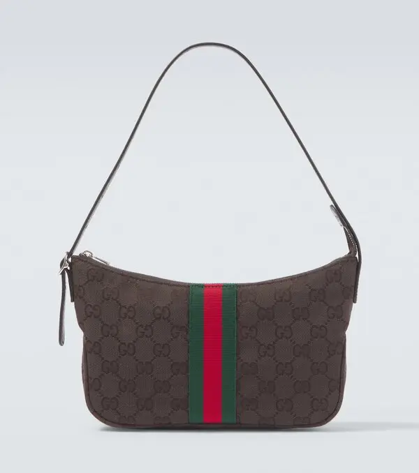 Gucci Lunetta Small Gg Canvas Crossbody Bag