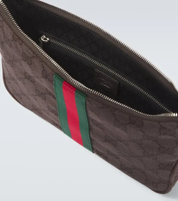 Gucci Lunetta Small Gg Canvas Crossbody Bag