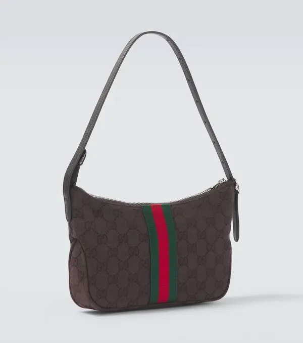 Gucci Lunetta Small Gg Canvas Crossbody Bag